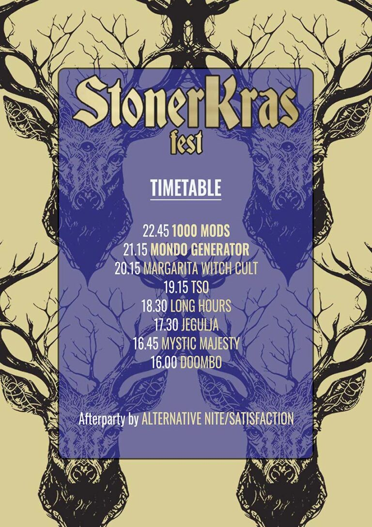 [News] StonerKras Fest 2023 to kick off this Saturday and revealed the ...